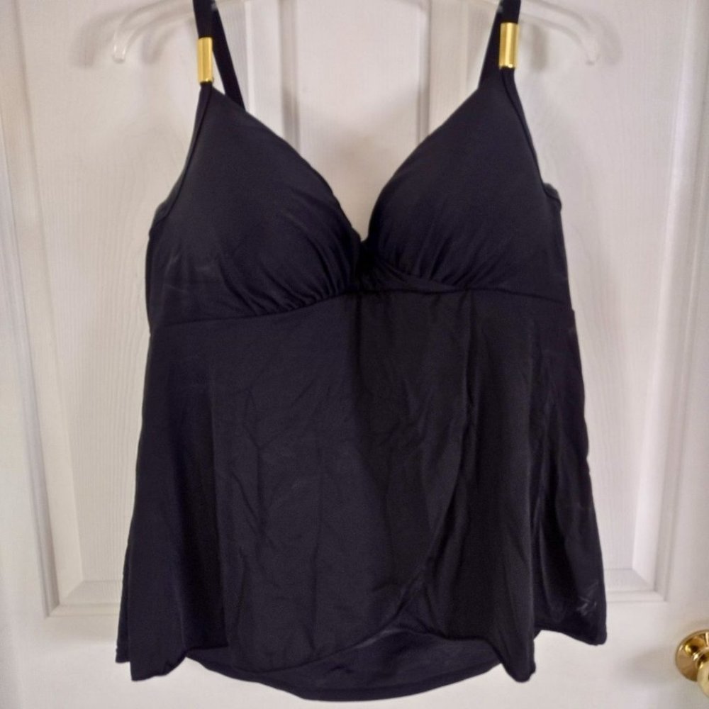 Lane Bryant Swim By Cacique Plus Size Tankini Top Siz… - Gem
